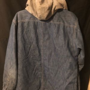 Faded Glory | Jackets & Coats | Mens Faded Glory Hooded Denim Quilted ...